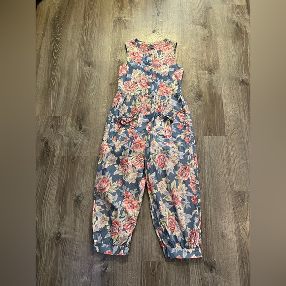 Laura Ashley | Pants & Jumpsuits | Vintage 8s Laura Ashley Floral ...